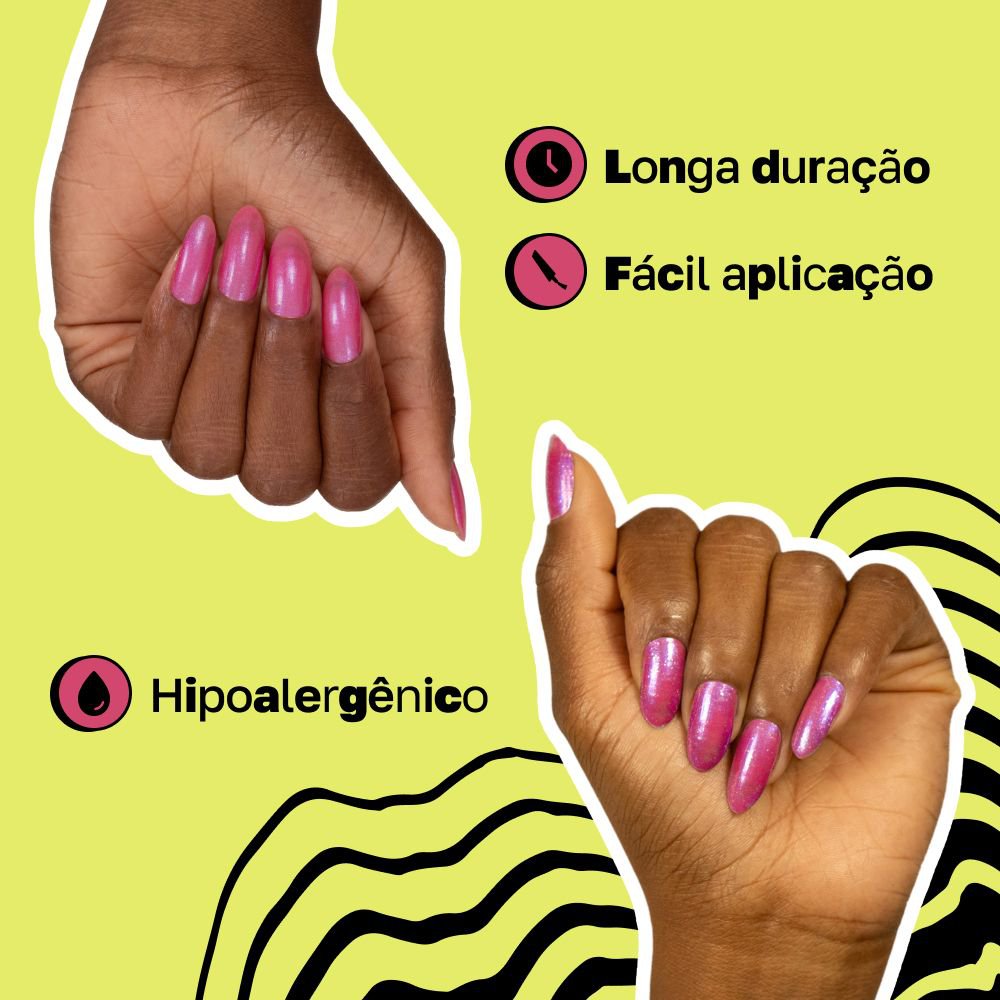 Esmalte Rosa Efeito Risqué & Lollapalooza Brasil Colorindo Meu Line Up ...